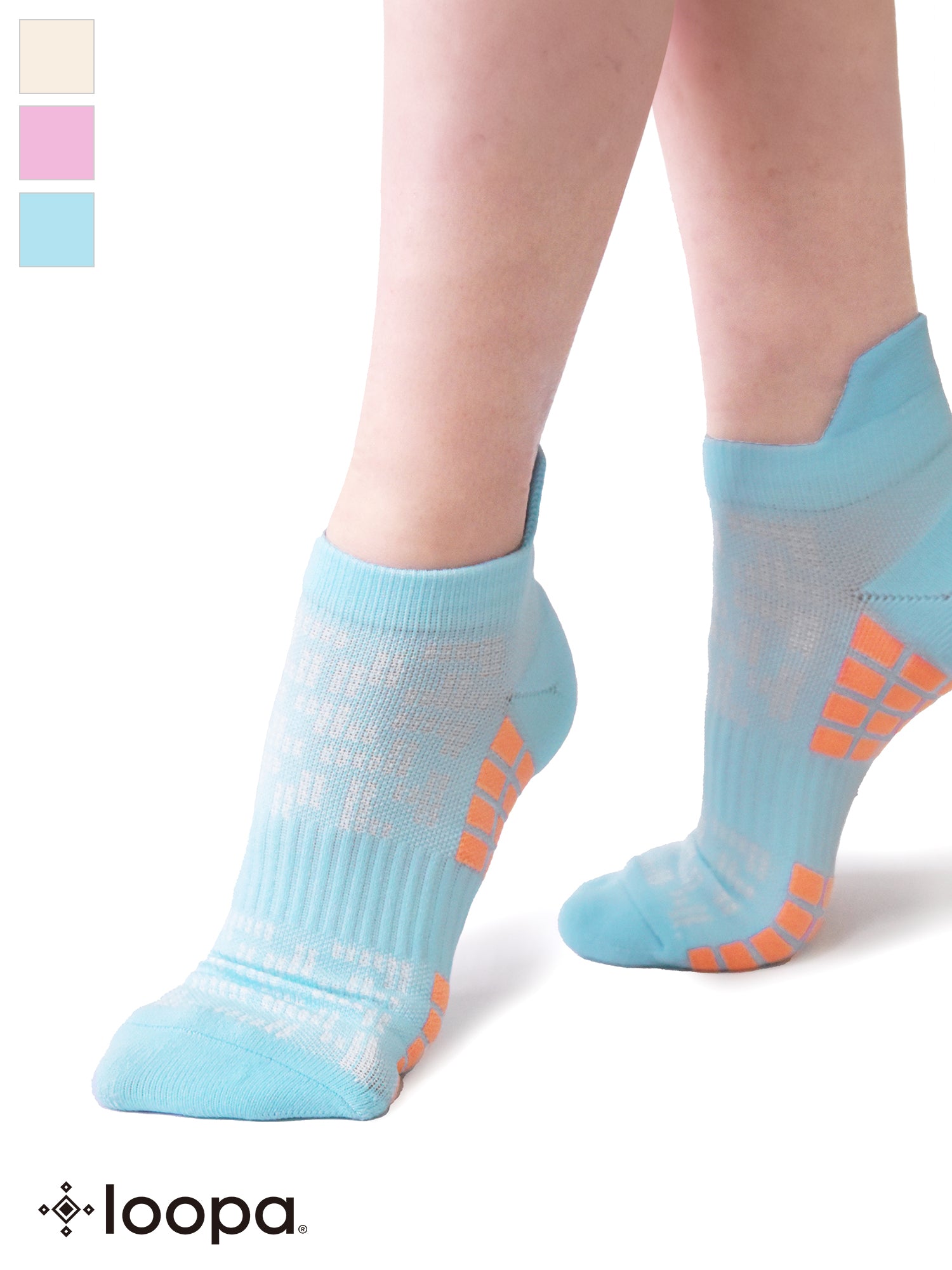ヨガウェアブランド｜[Loopa] スポーツソックス / ルーパ レディース 靴下 ヨガ スポーツ ランニング 滑り止め付き – Loopa ...
